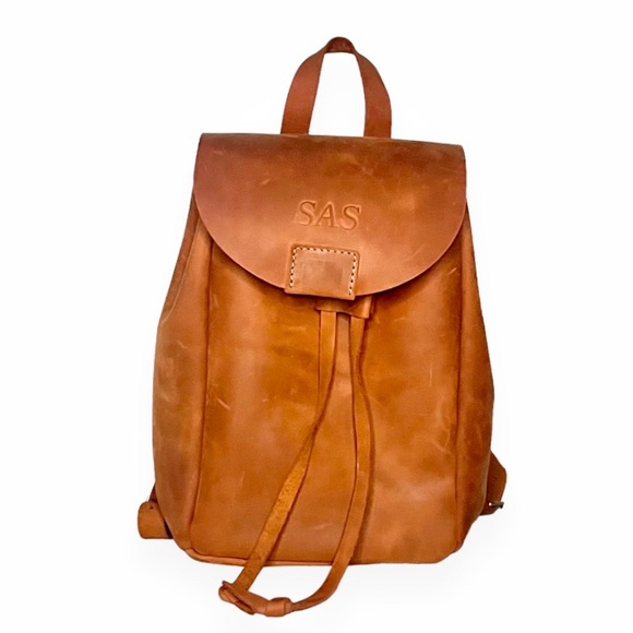 Bags | Sas Leather Backpack | Poshmark